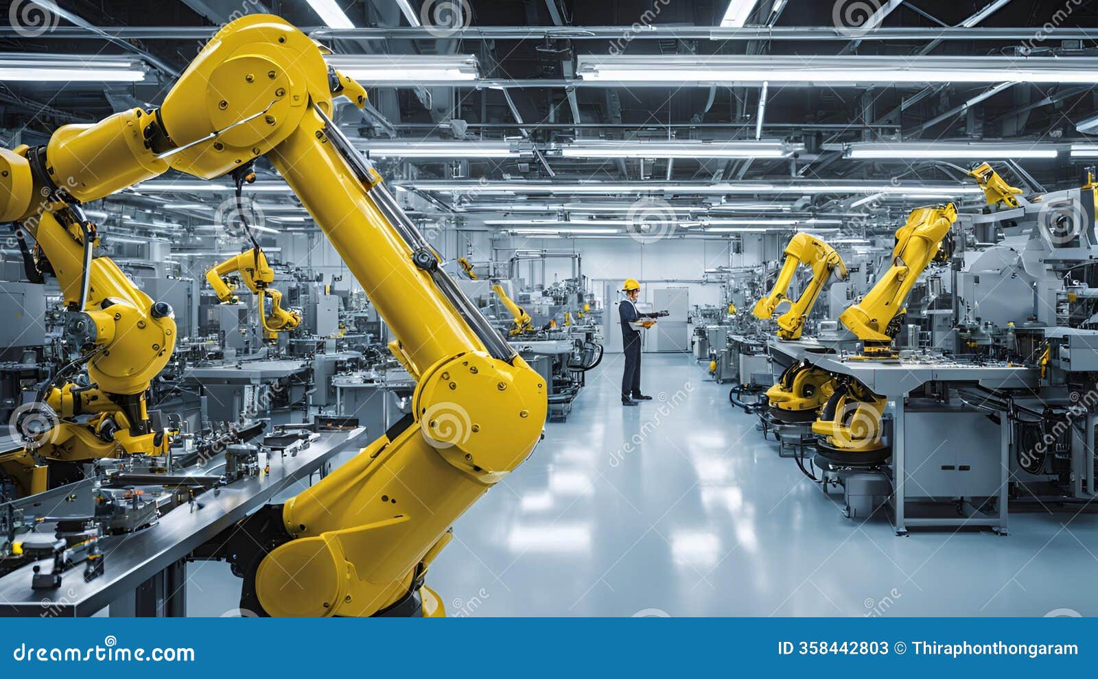 A Robotic Arm Equipped With Electrical Tools Enhances Precision And ...