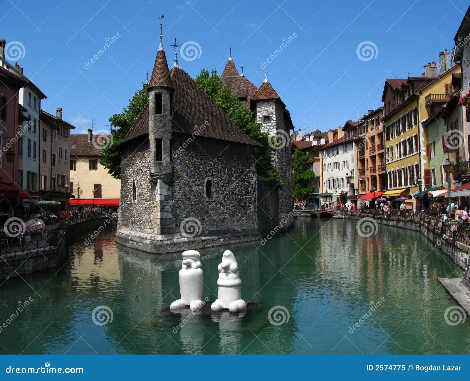 Palace of the Isle, Annecy FR Stock Image - Image of travel, prison ...