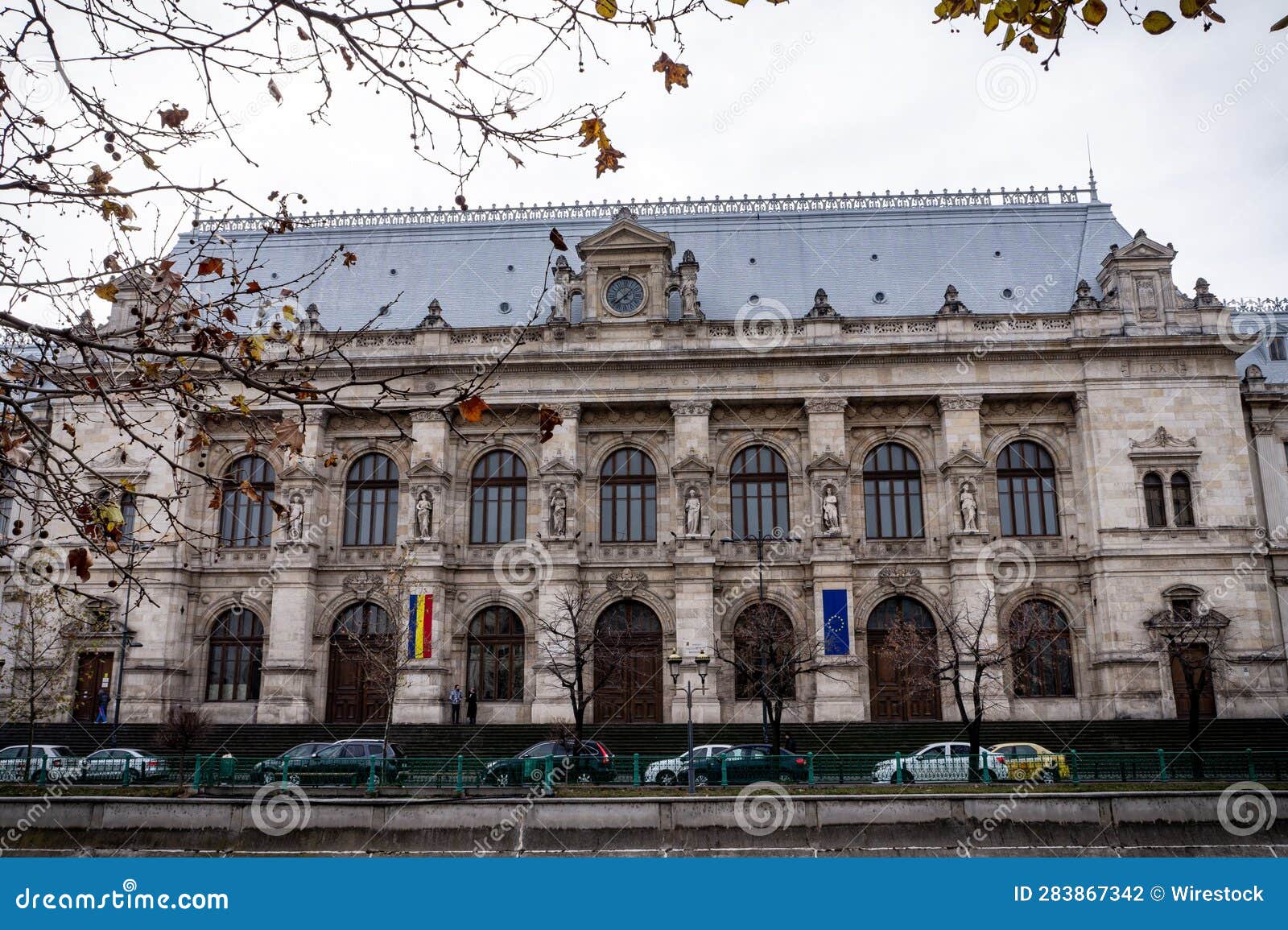 Palace of Justice in Bucharest. Editorial Photography - Image of city ...