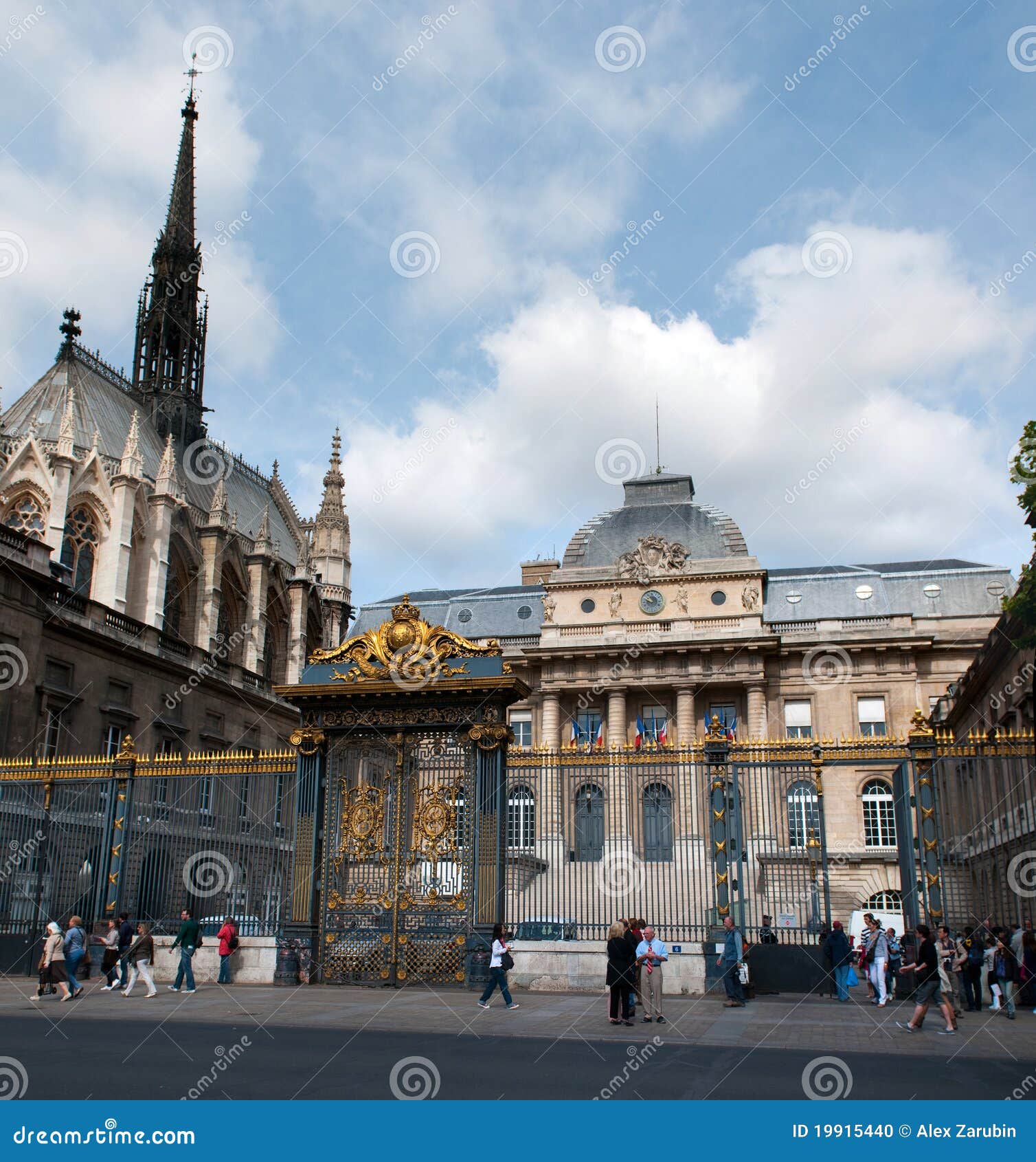 Palace of Justice and Holy Chapel Church Editorial Image - Image of ...