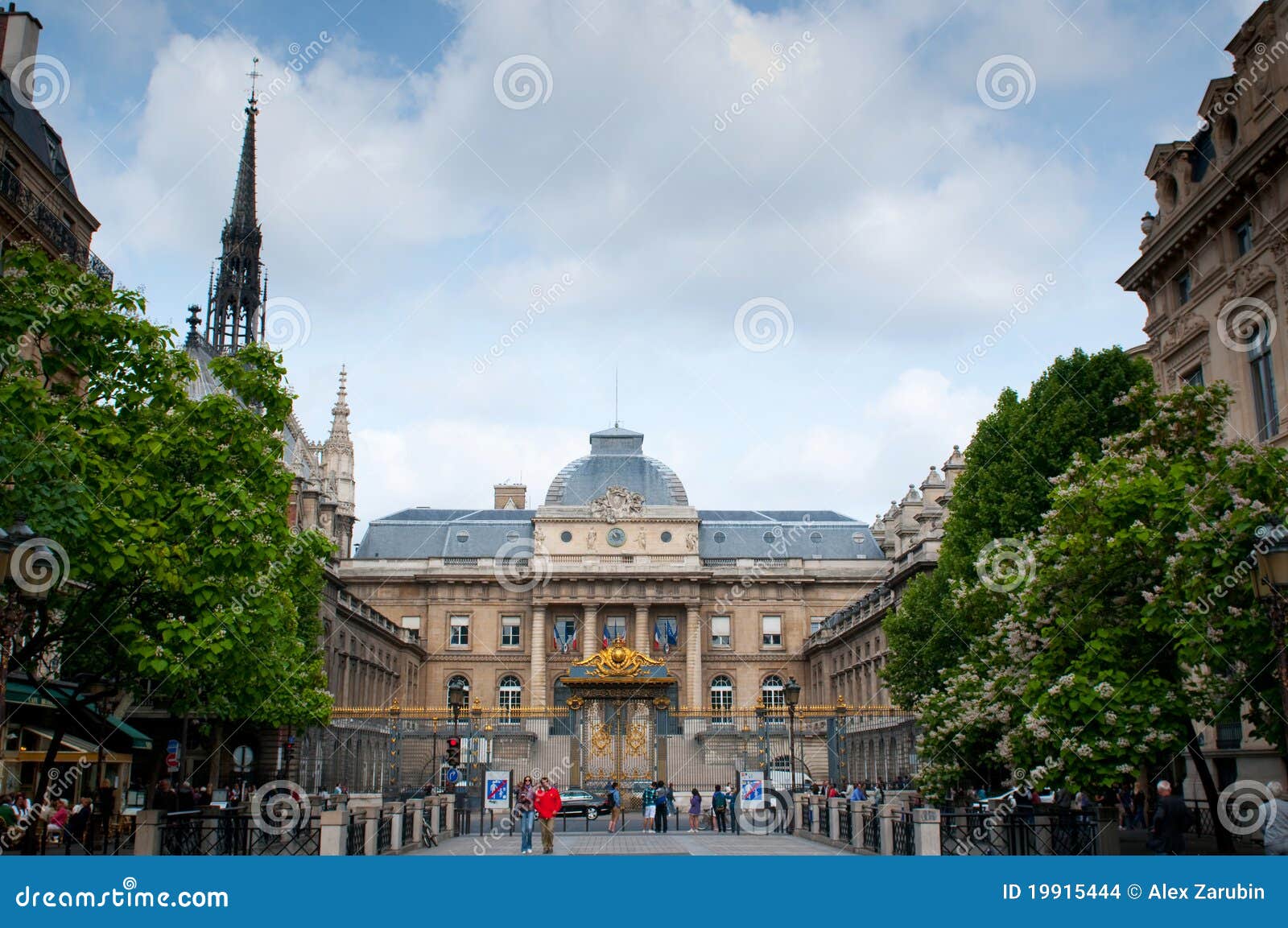 Palace of Justice and Holy Chapel Church Editorial Stock Image - Image ...