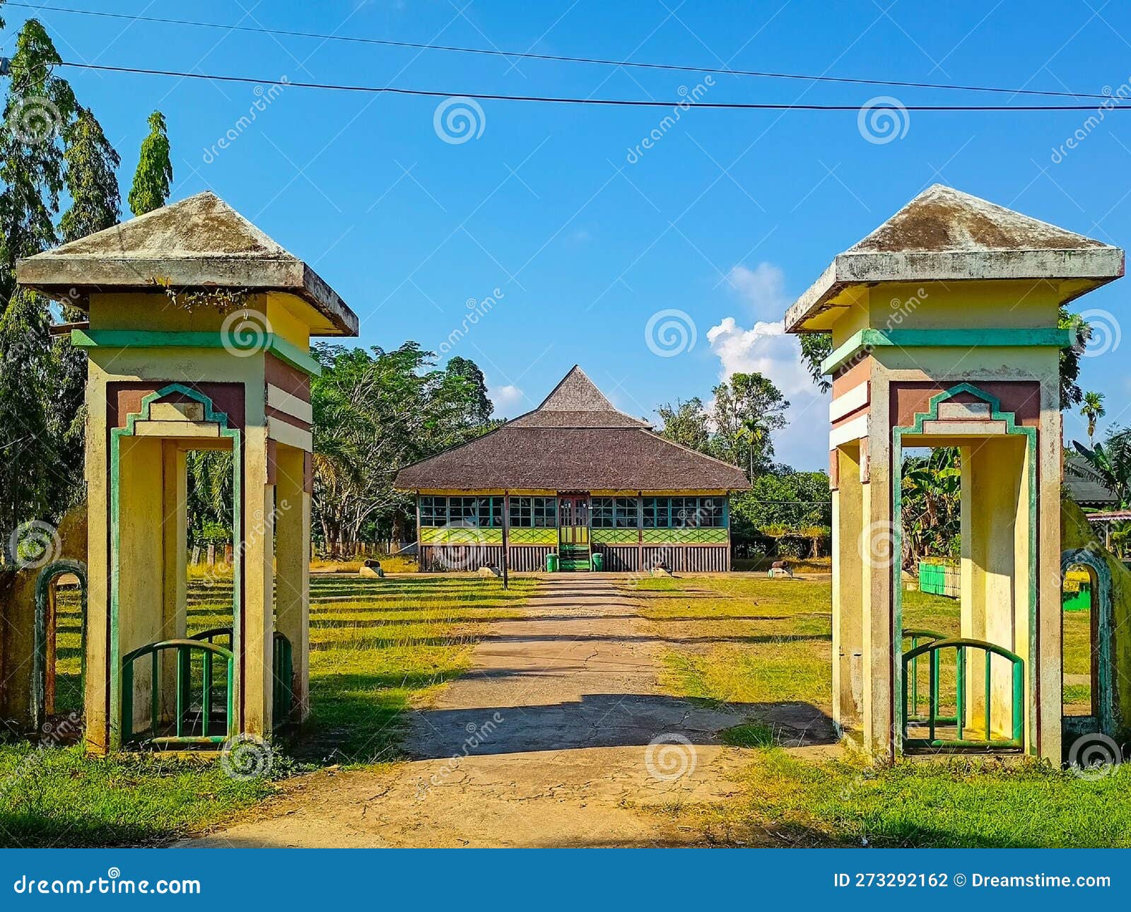 The Palace of the King of Tayan on the Past Stock Photo - Image of ...