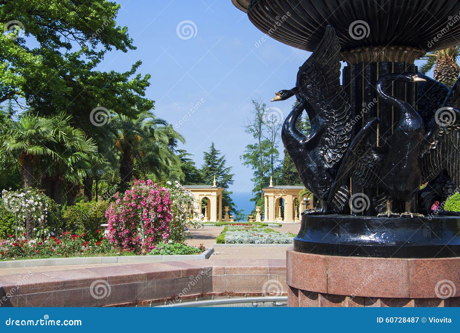 Palace landscaping stock image. Image of plants, floral - 60728487