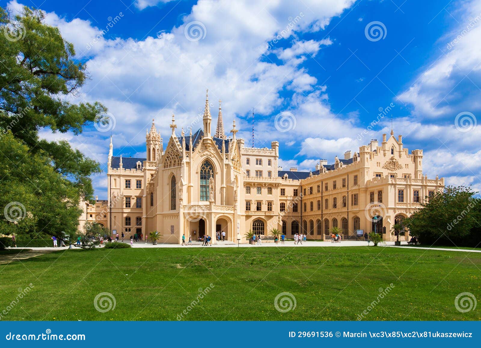 The Palace Lednice-Valtice Complex Is The Largest Complex Of Its Type ...