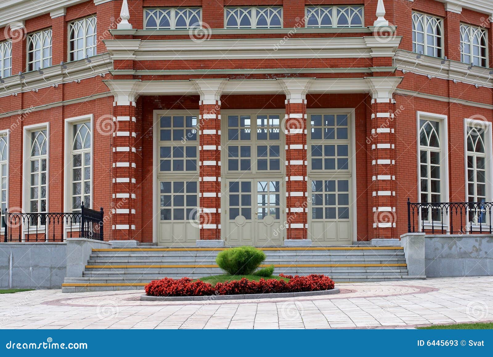 Palace main entrance stock image. Image of natural, style - 6445693