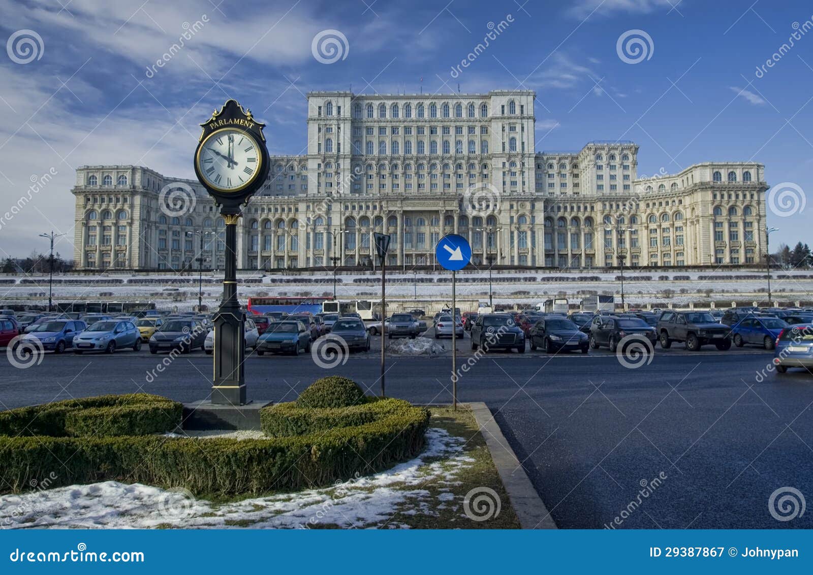 Palace of Parliament in Bucharest Stock Image - Image of people, europe ...
