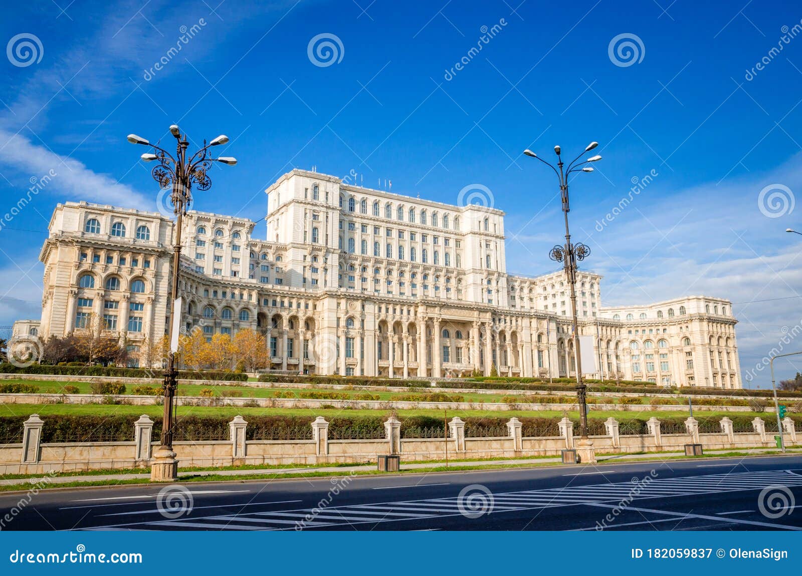 The Palace of the Parliament in Bucharest, Romania Stock Image - Image ...