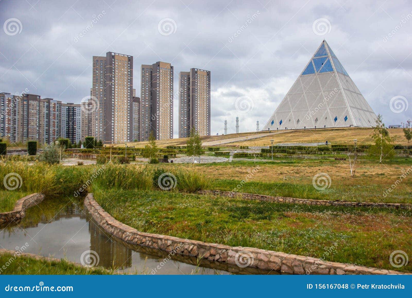 Palace of Peace and Reconciliation Stock Photo - Image of national ...