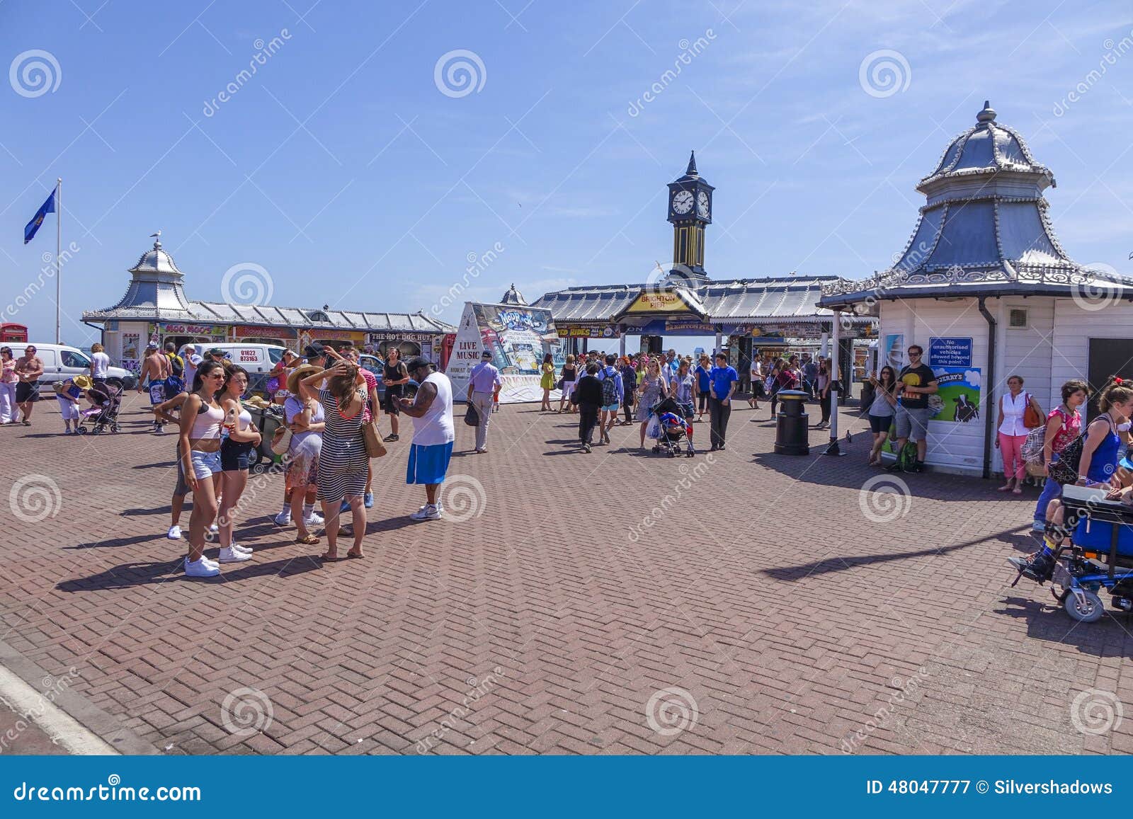 Palace-pier Brighton Entrance Editorial Photography - Image of entrance ...