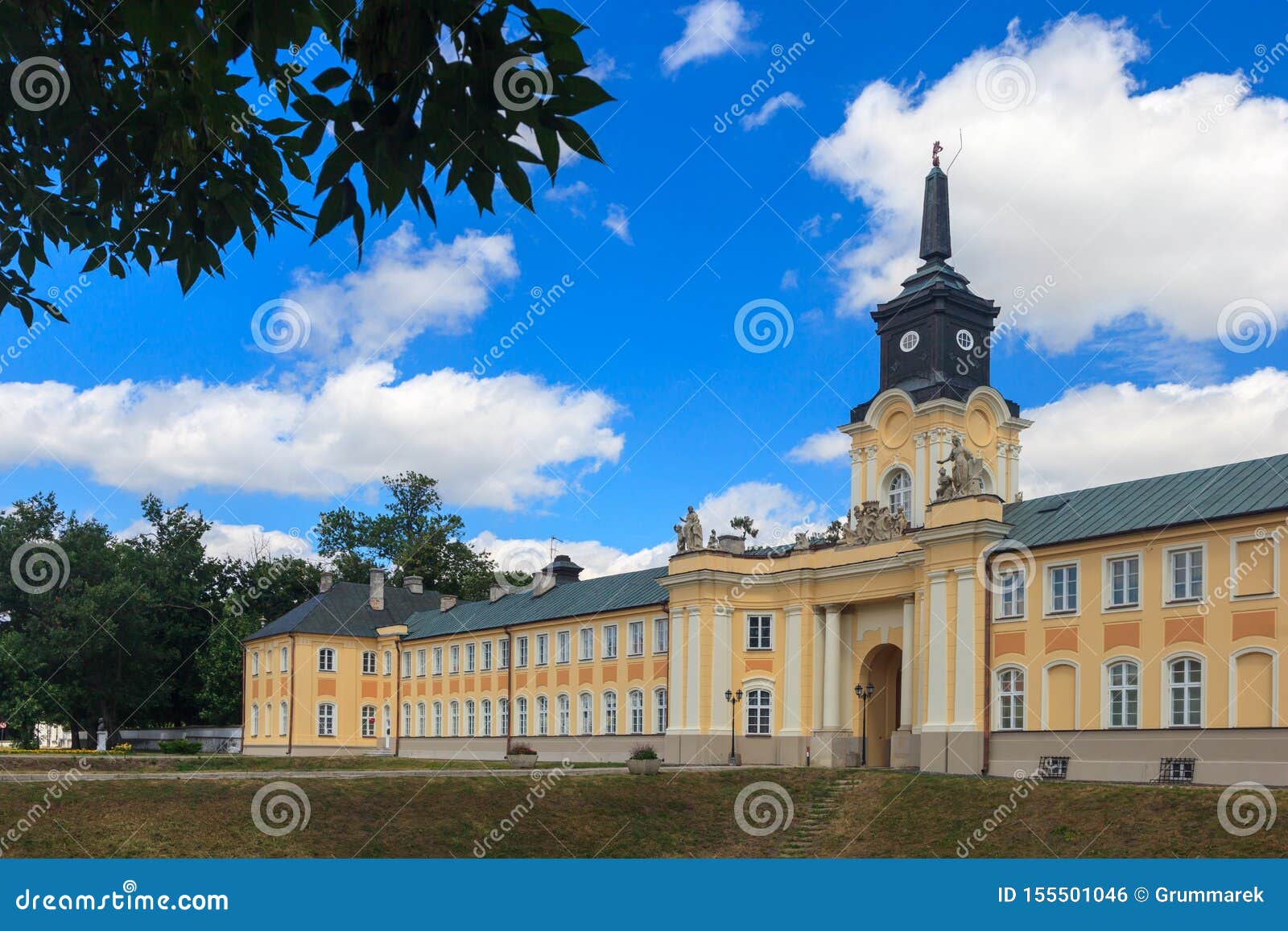 Potocki Family Palace, Radzyn Podlaski Stock Photo - Image of rococo ...