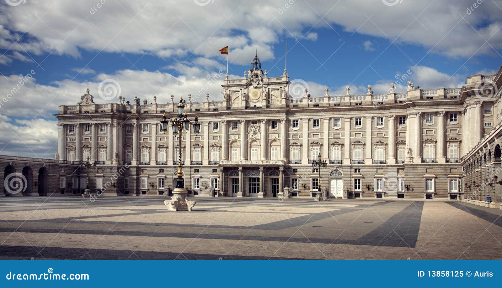 Palace Real De Madrid, Spain Stock Image - Image of architecture, real ...