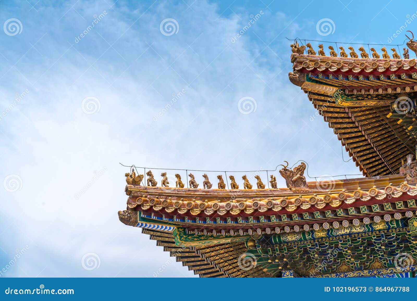 The palace roof stock image. Image of museum, buildings - 102196573