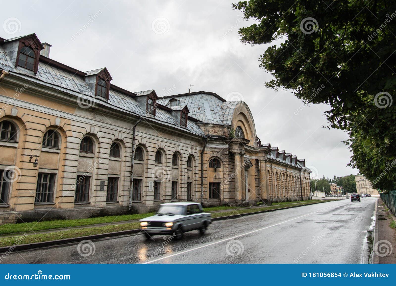 Palace Stables in Gatchina editorial stock image. Image of architecture ...