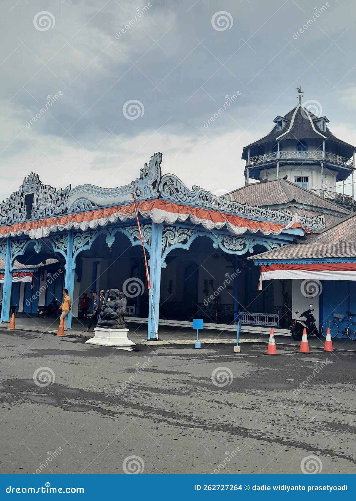 The palace of Surakarta editorial stock image. Image of java - 262727264