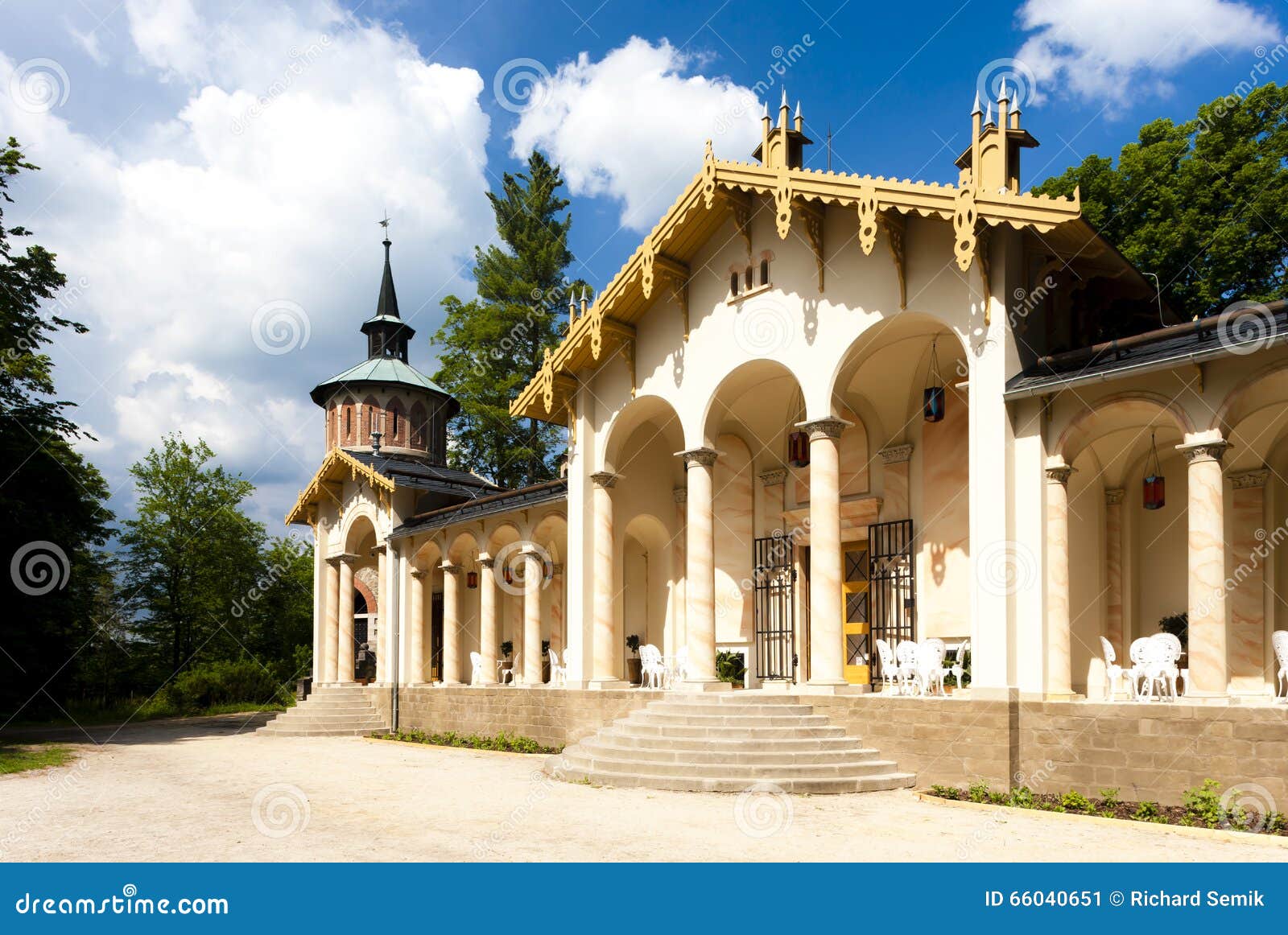 Palace Sychrov stock image. Image of republic, bohemia - 66040651