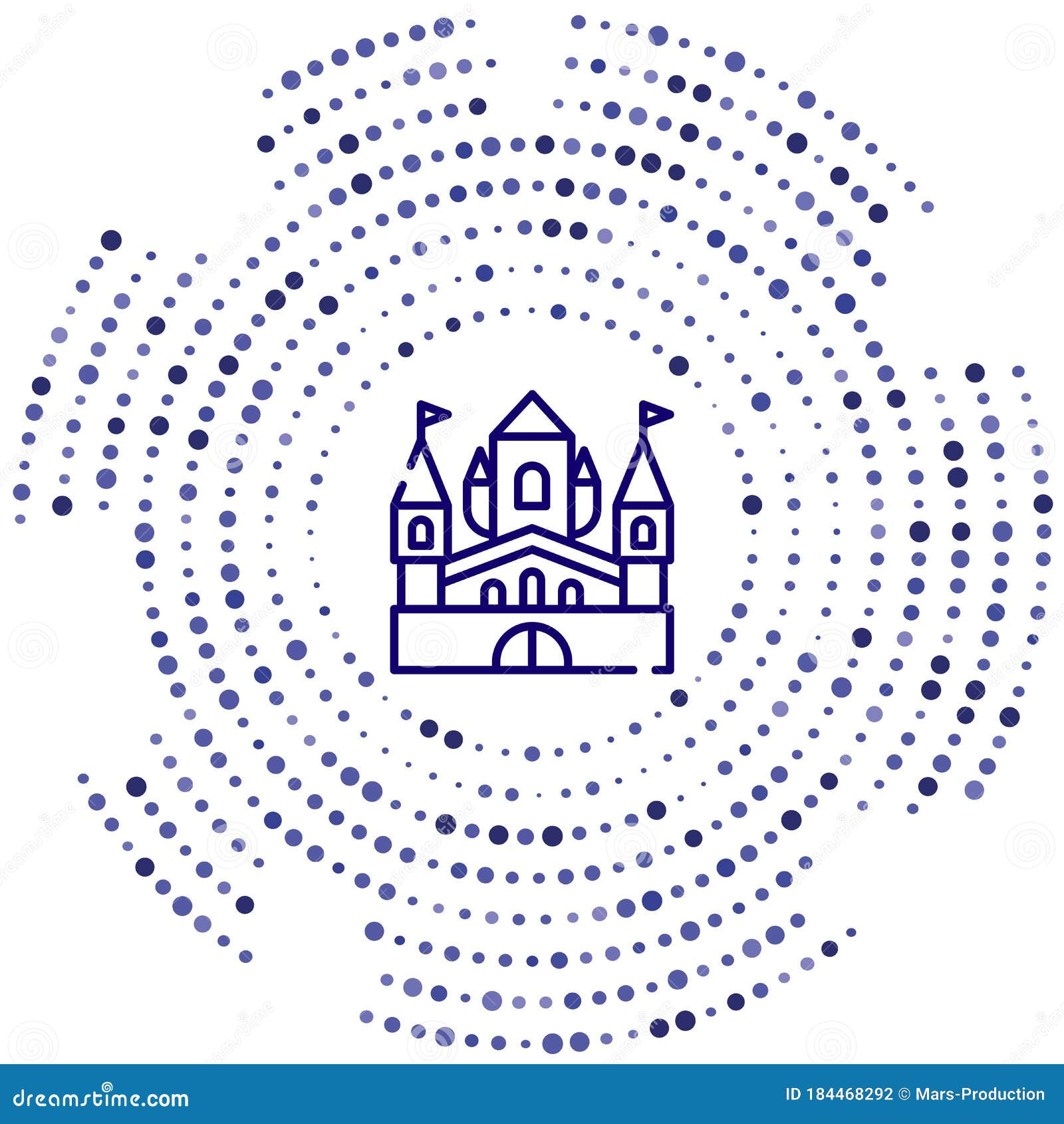 Palace Vector Icon. Palace Editable Stroke. Palace Linear Symbol for ...