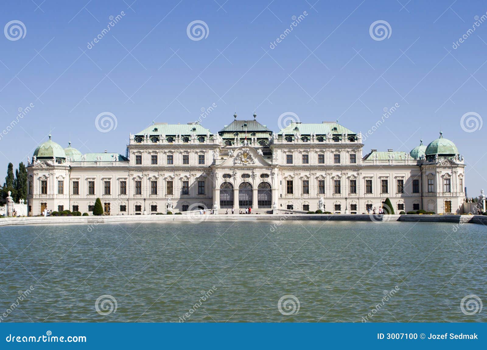 Palace in vienna stock photo. Image of baroque, park, europe - 3007100