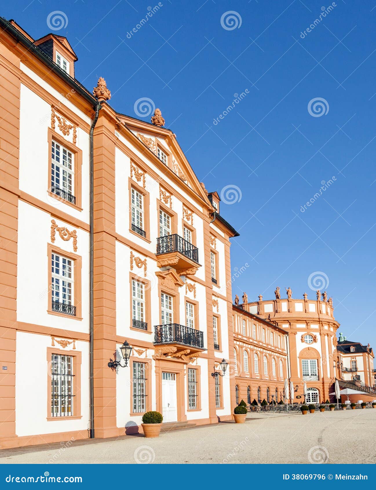 The Palace of Wiesbaden Biebrich, Stock Photo - Image of outside, 1744: ...
