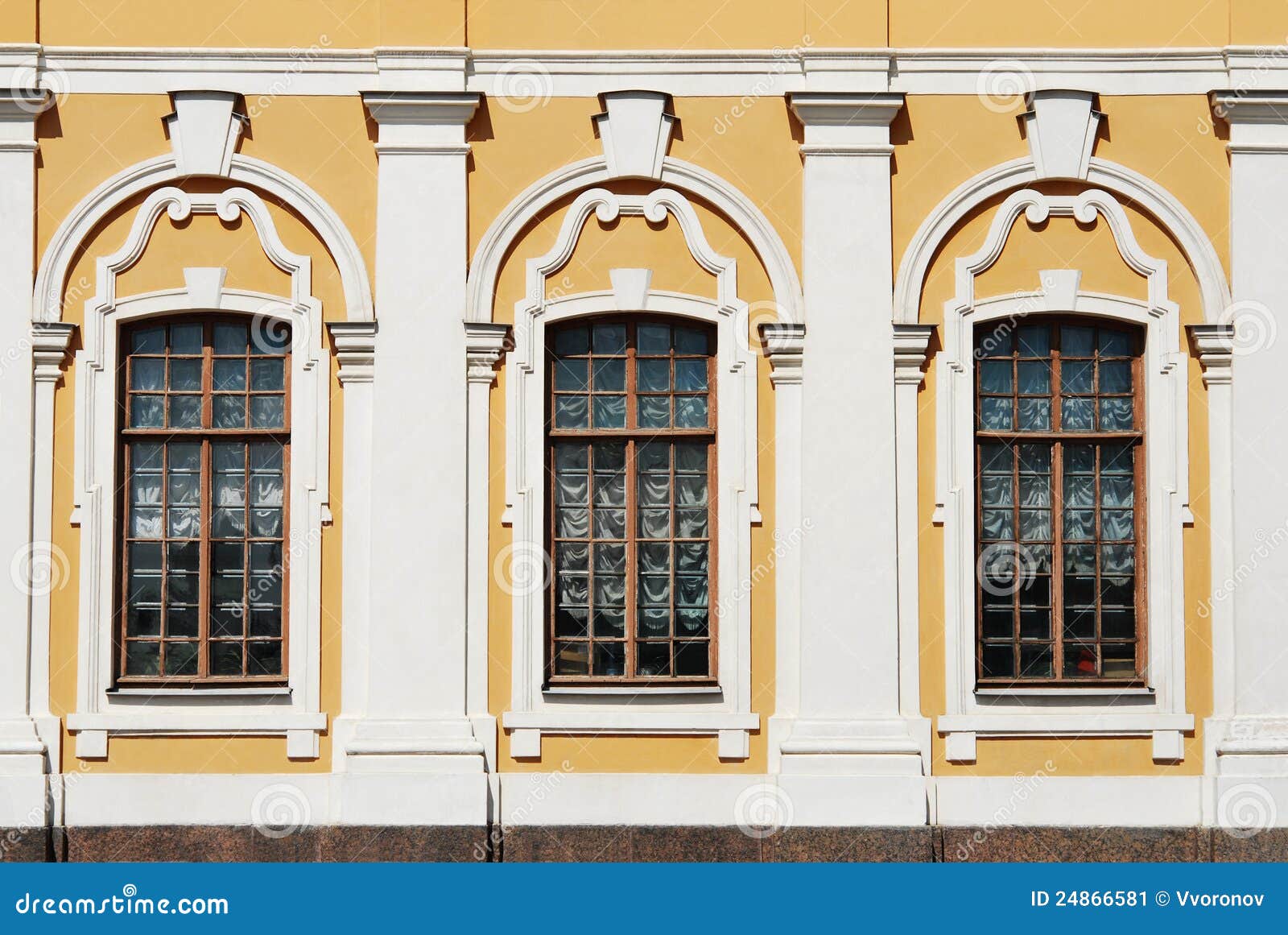 Palace Windows stock image. Image of relief, palace, triple - 24866581