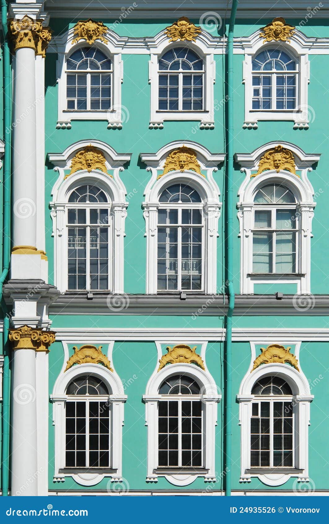 Palace Windows stock photo. Image of triple, pillar, drainpipe - 24935526