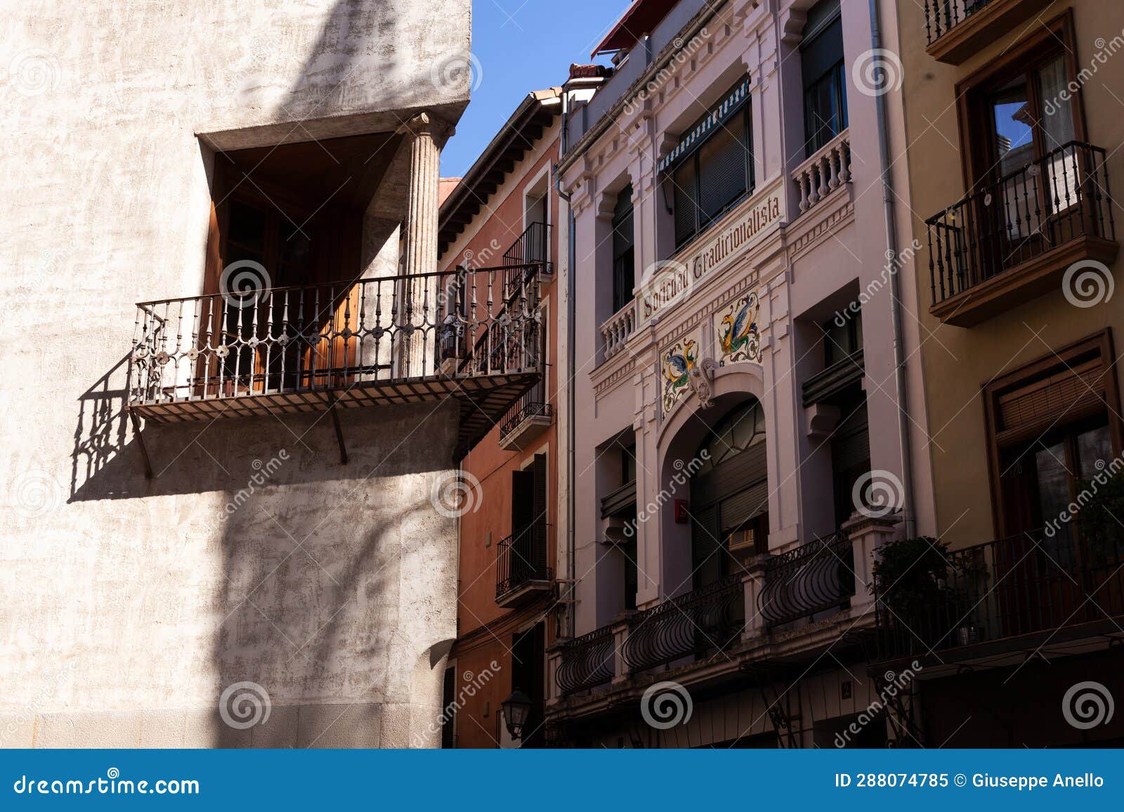 Palacio De Navarre Building From Plaza De Castillo Square Of Pamplona ...