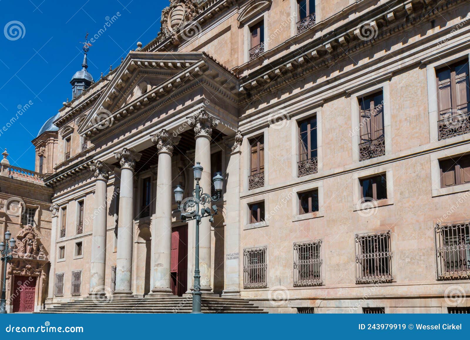 Anaya Palace in Spanish City Salamanca Stock Image - Image of 15th ...
