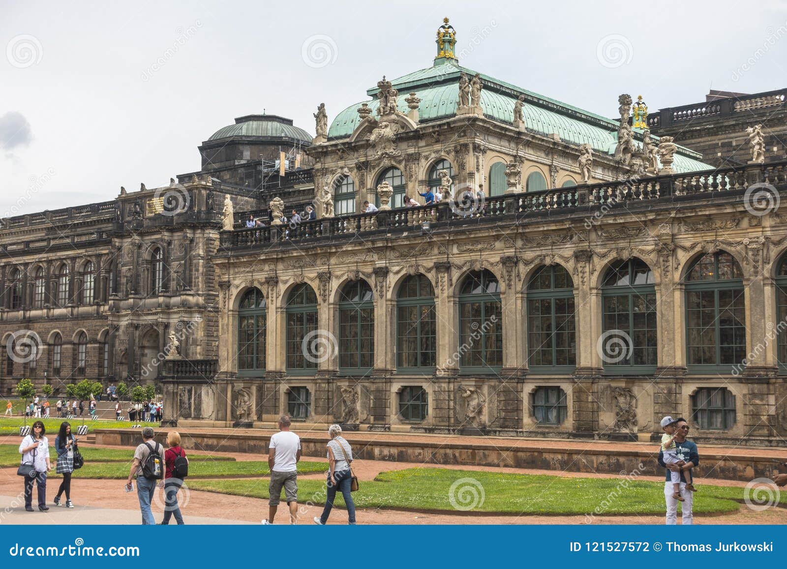 Palacio de Drezden fotografía editorial. Imagen de estatua - 121527572