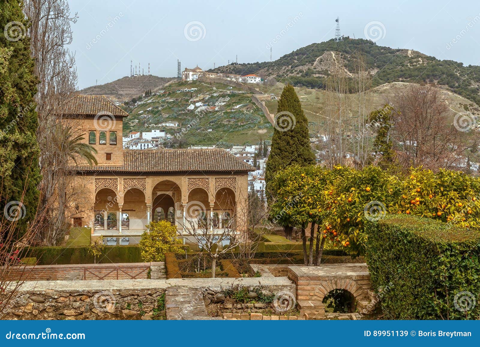 Palacio De Partal, Alhambra, Granada Imagen de archivo - Imagen de ...