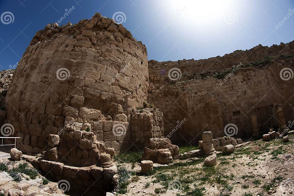 Palacio de rey Herod imagen de archivo. Imagen de senderismo - 24752687
