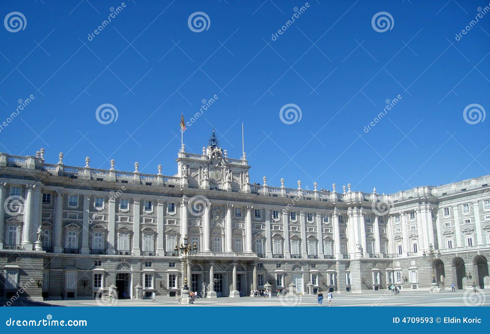 Palacio de rey Juan Carlos imagen de archivo. Imagen de madrid - 4709593