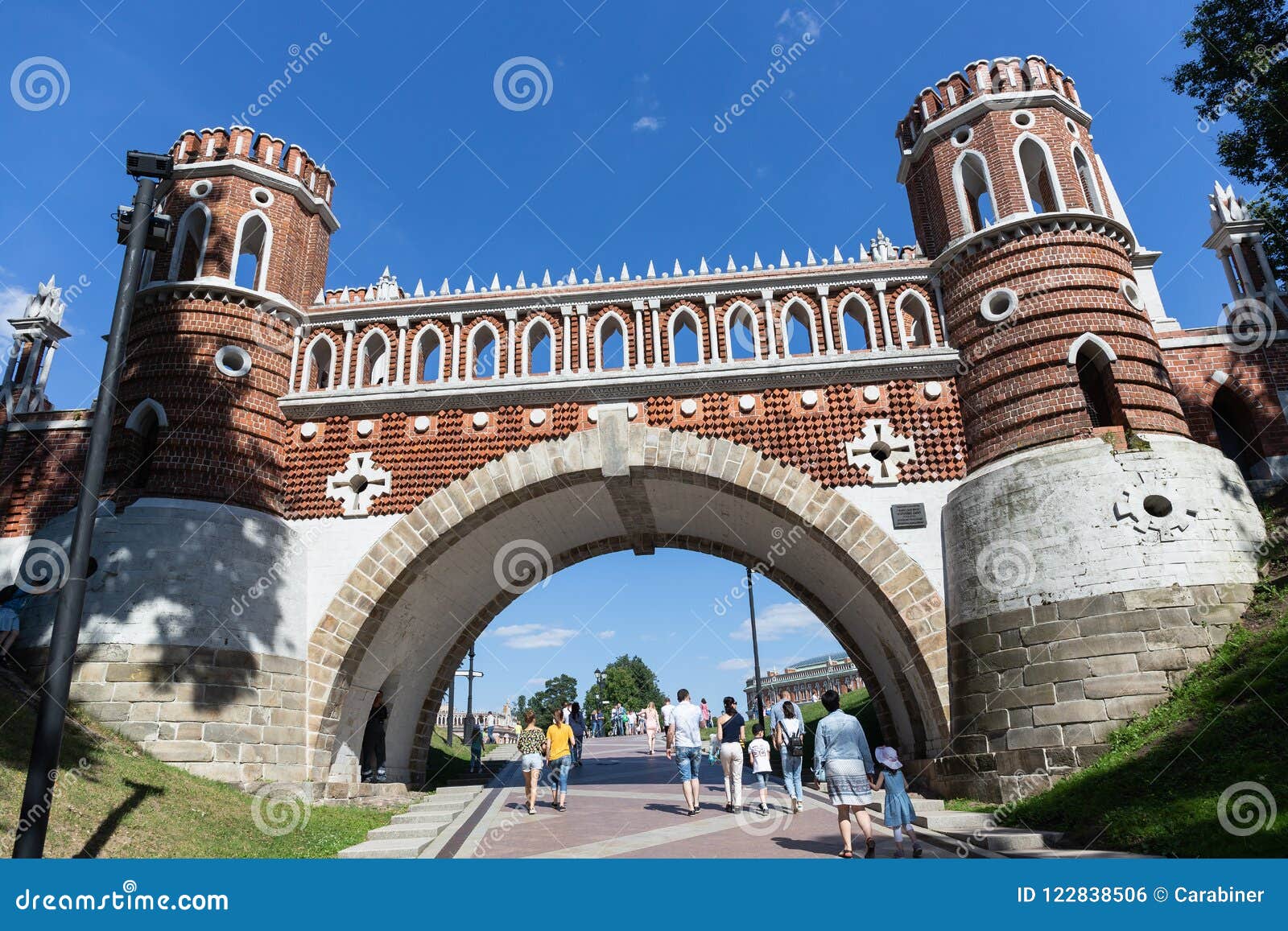 Palacio De Tsaritsyn En La Museo-reserva Tsaritsyno Foto editorial ...