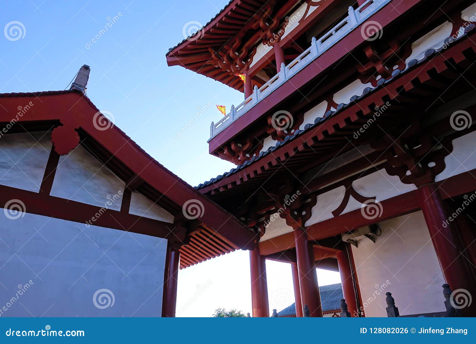 Palacio del rey de Fenyang foto de archivo. Imagen de porcelana - 128082026