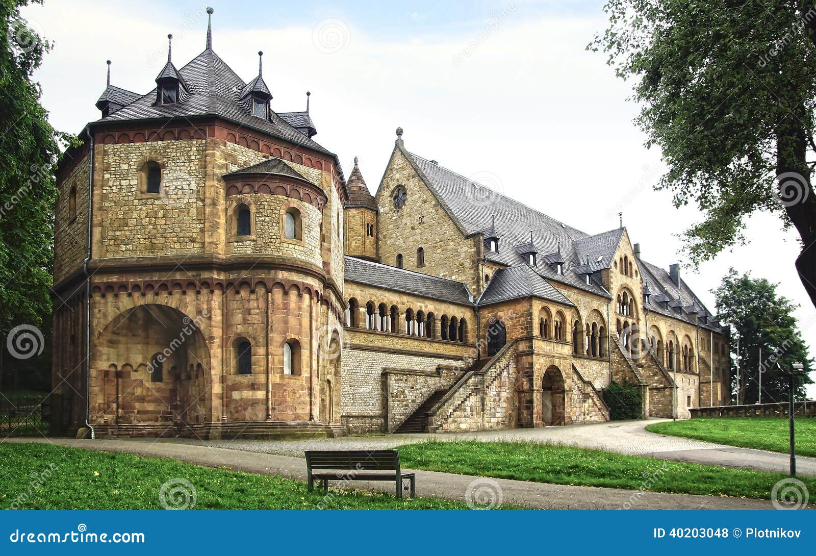Palacio Imperial En Goslar. Foto de archivo editorial - Imagen de ...