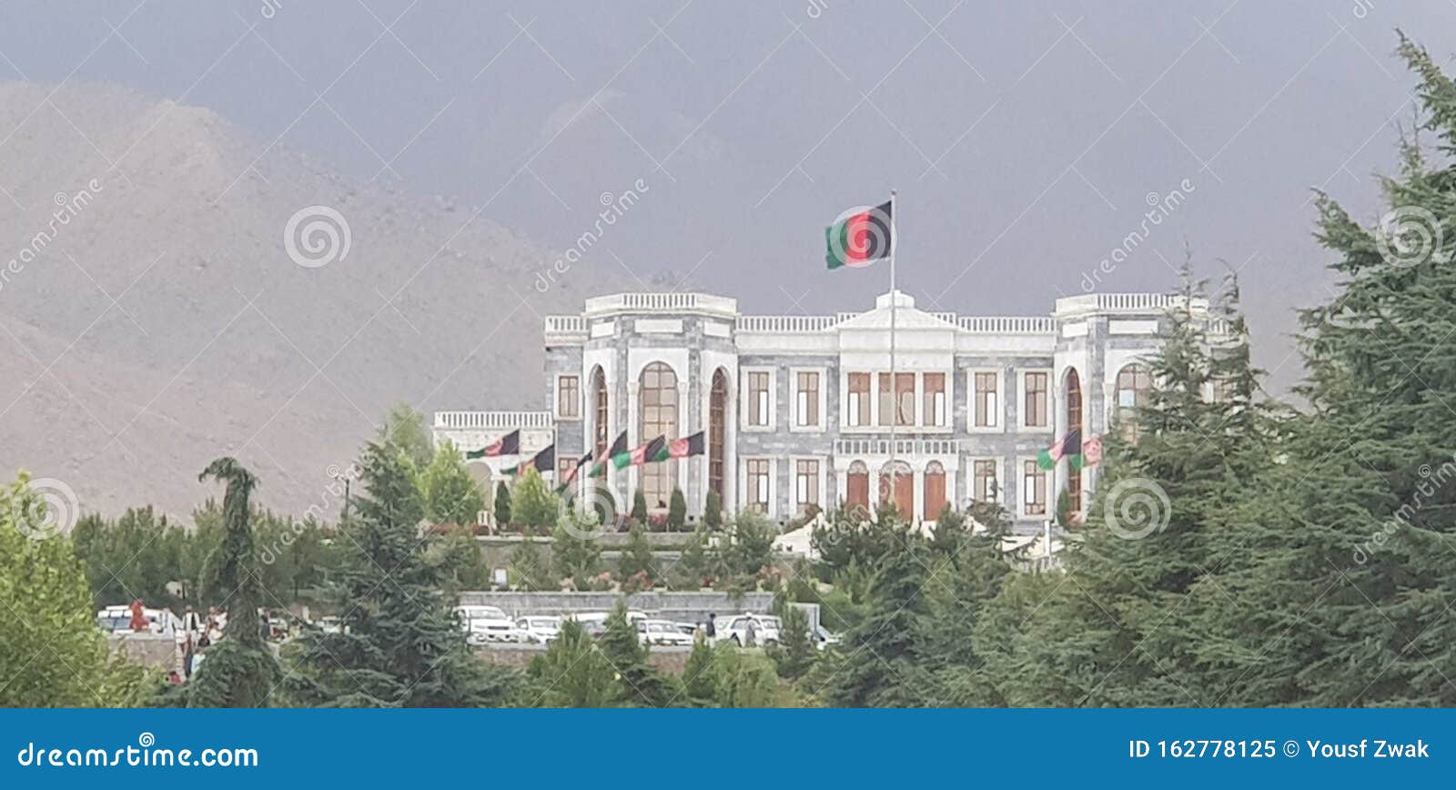 Palacio Paghman Kabul imagen de archivo. Imagen de palacio - 162778125