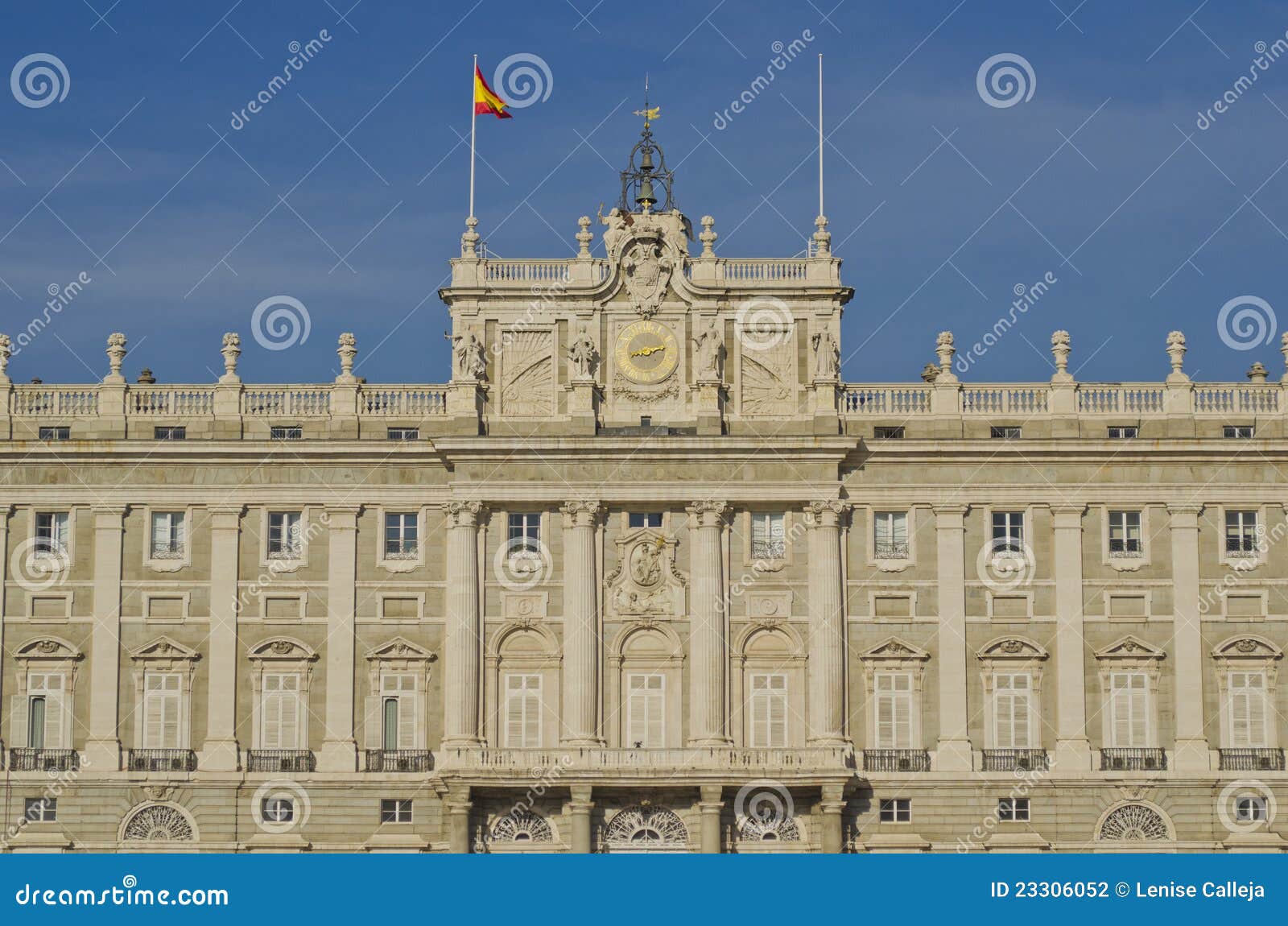 Palacio Real in Madrid - Spain Stock Photo - Image of blue, kings: 23306052