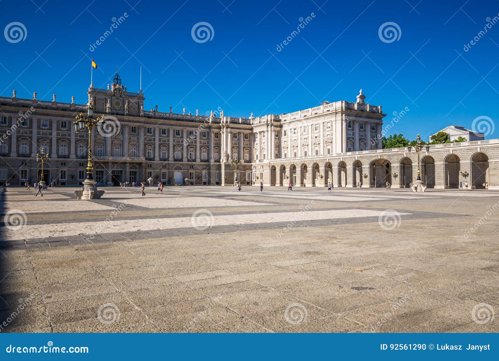 Palacio Real - Spanish Royal Palace in Madrid Editorial Image - Image ...