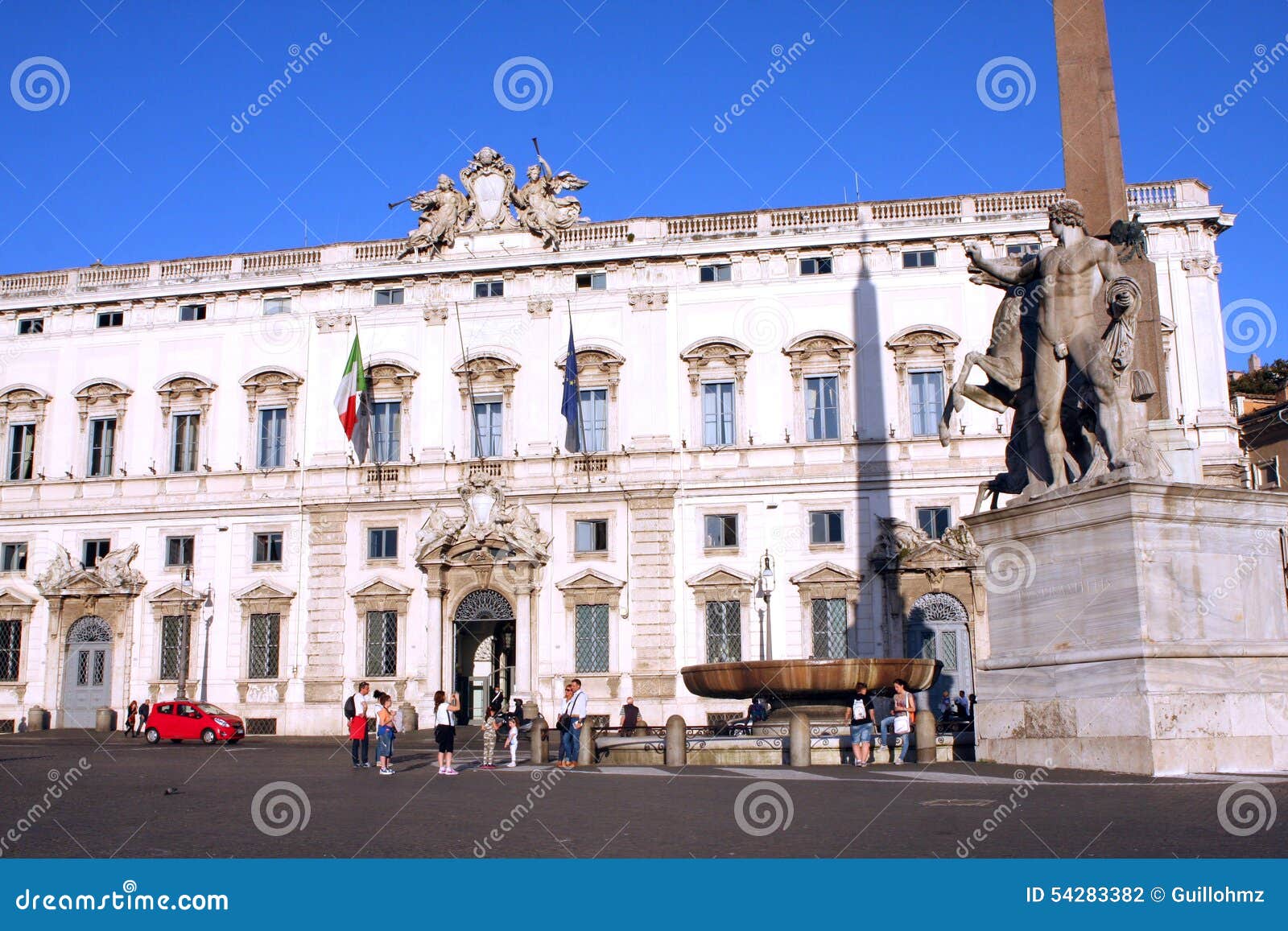 Palacio Roma Italia De Quirinal Fotografía editorial - Imagen de roma ...