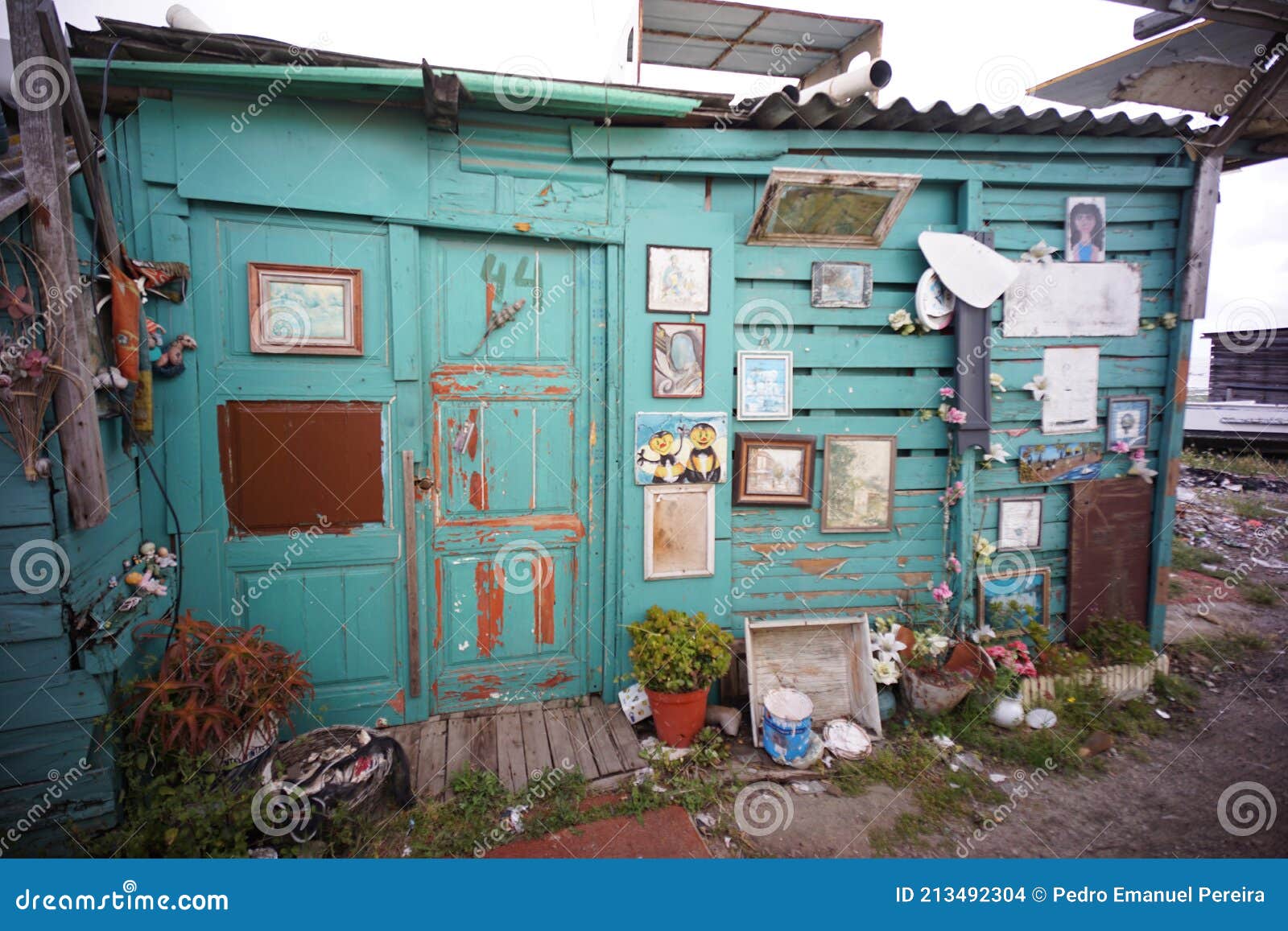 Palafitico Pier Built in a Disorganized and Rustic Way. Recycled ...