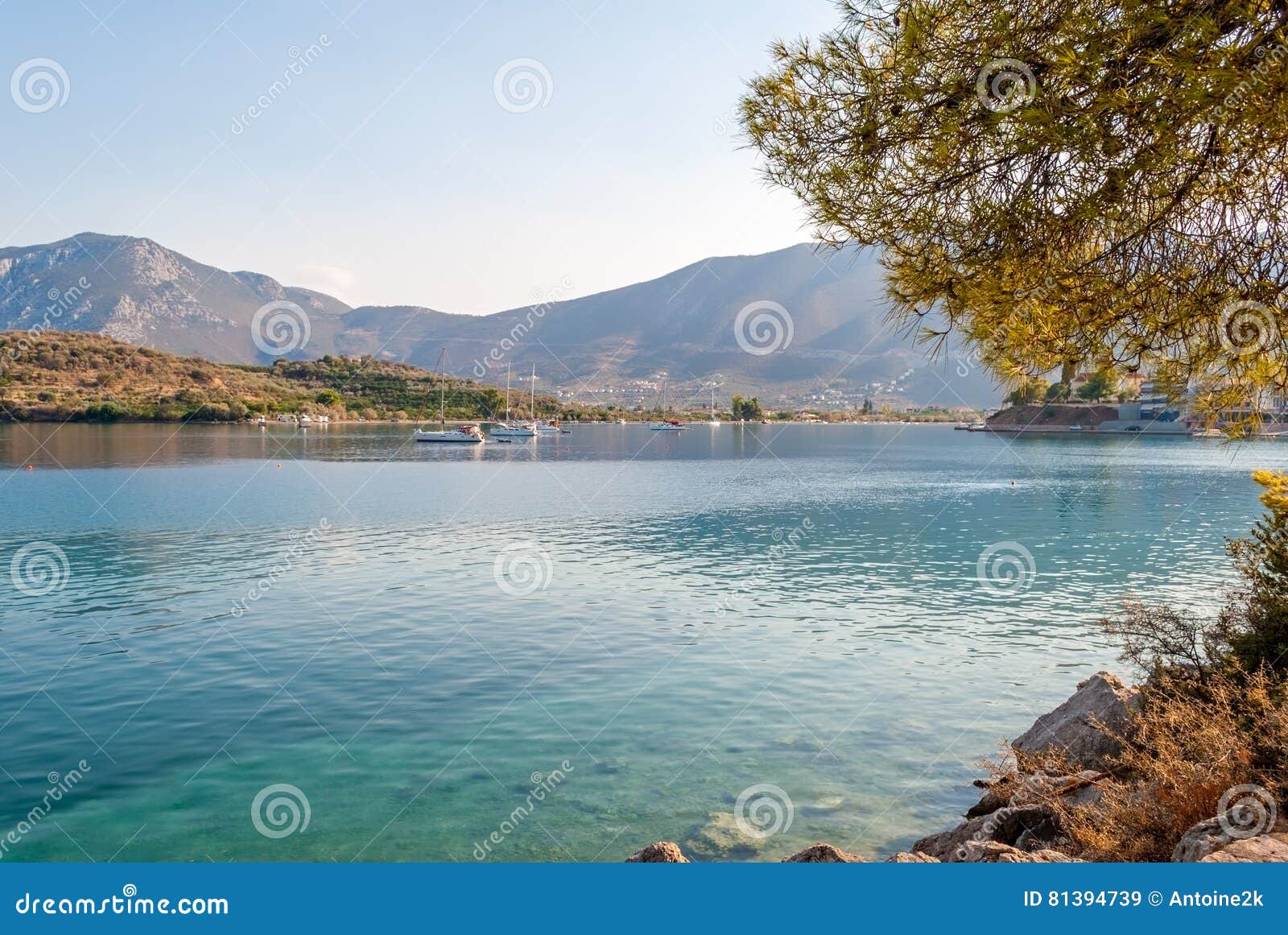 Palaia Epidaurus Beach, Argolis, Greece Royalty-Free Stock Image ...