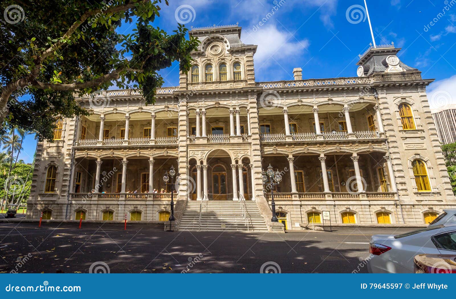 Palais D'Iolani à Honolulu Hawaï Photographie éditorial - Image du musée, splendeur: 79645597