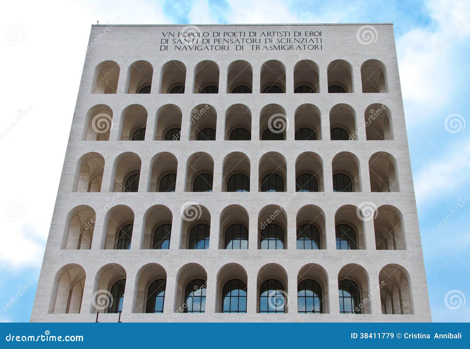 Palais De Civilisation Italienne Image stock - Image du place, ville ...