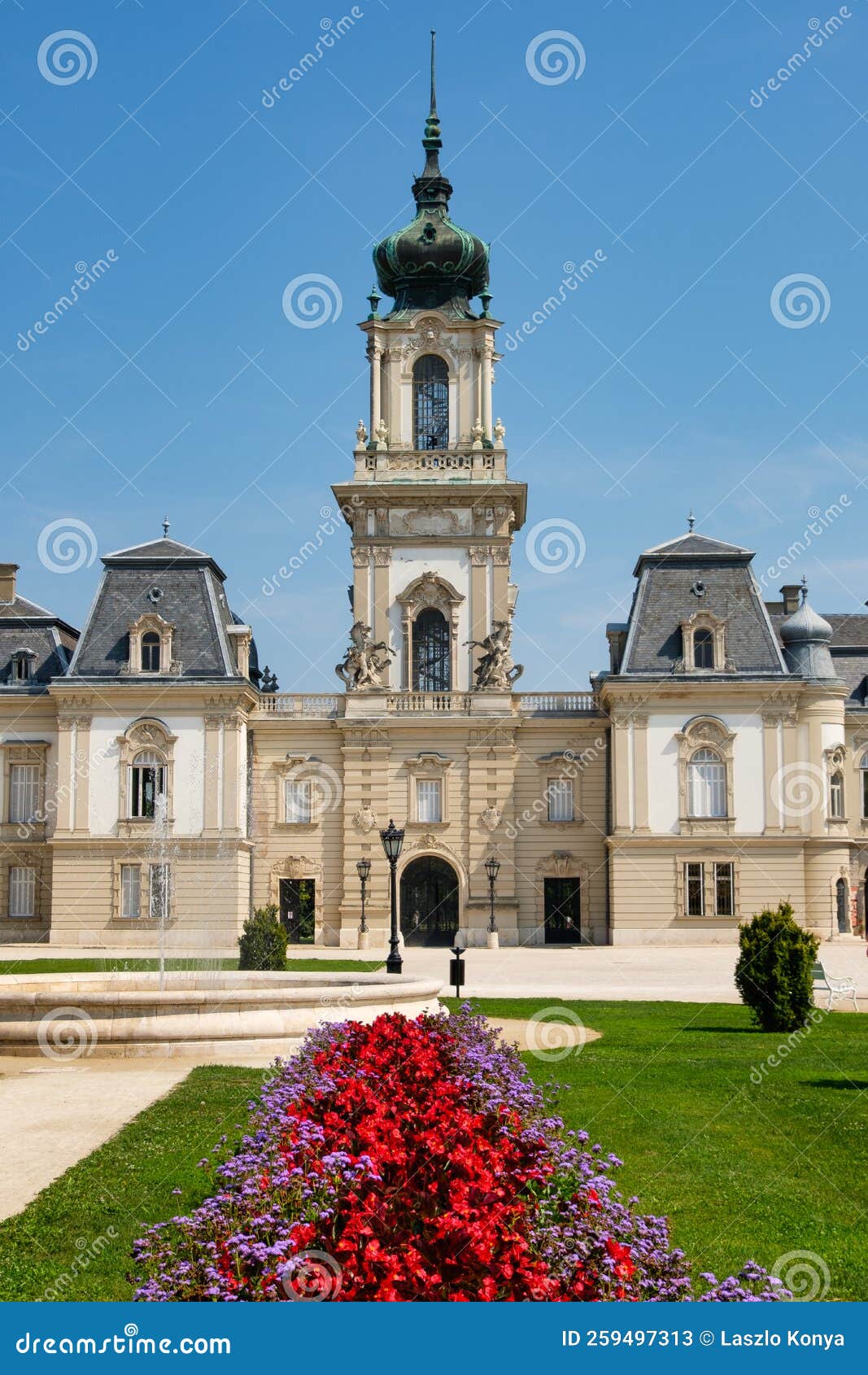 Palais de festetics image stock. Image du hongrie, jardin - 259497313