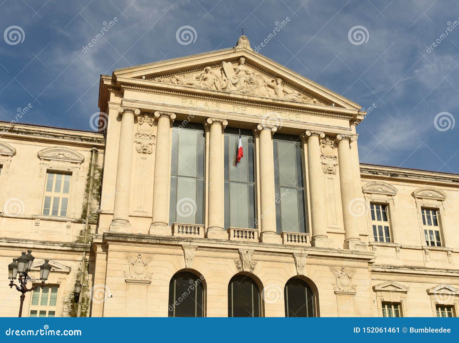 Palais De Justice in Nice. Courthouse in Nice, France Stock Image ...