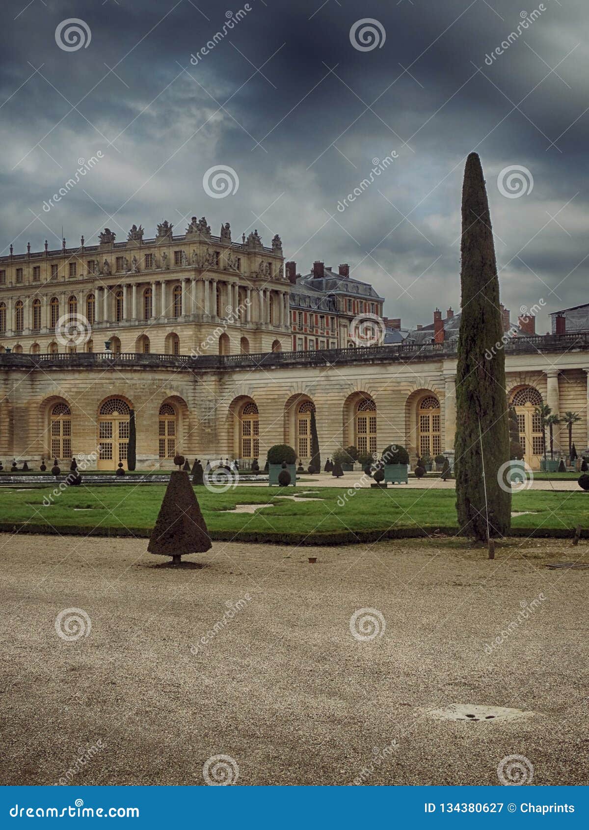 Palais De Versailles Dans La Porte De Paris Dehors Image stock - Image ...
