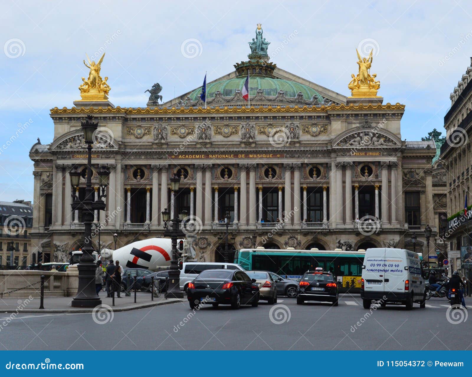 Palais Garnier, Oper Paris Frankreich Redaktionelles Stockfotografie ...