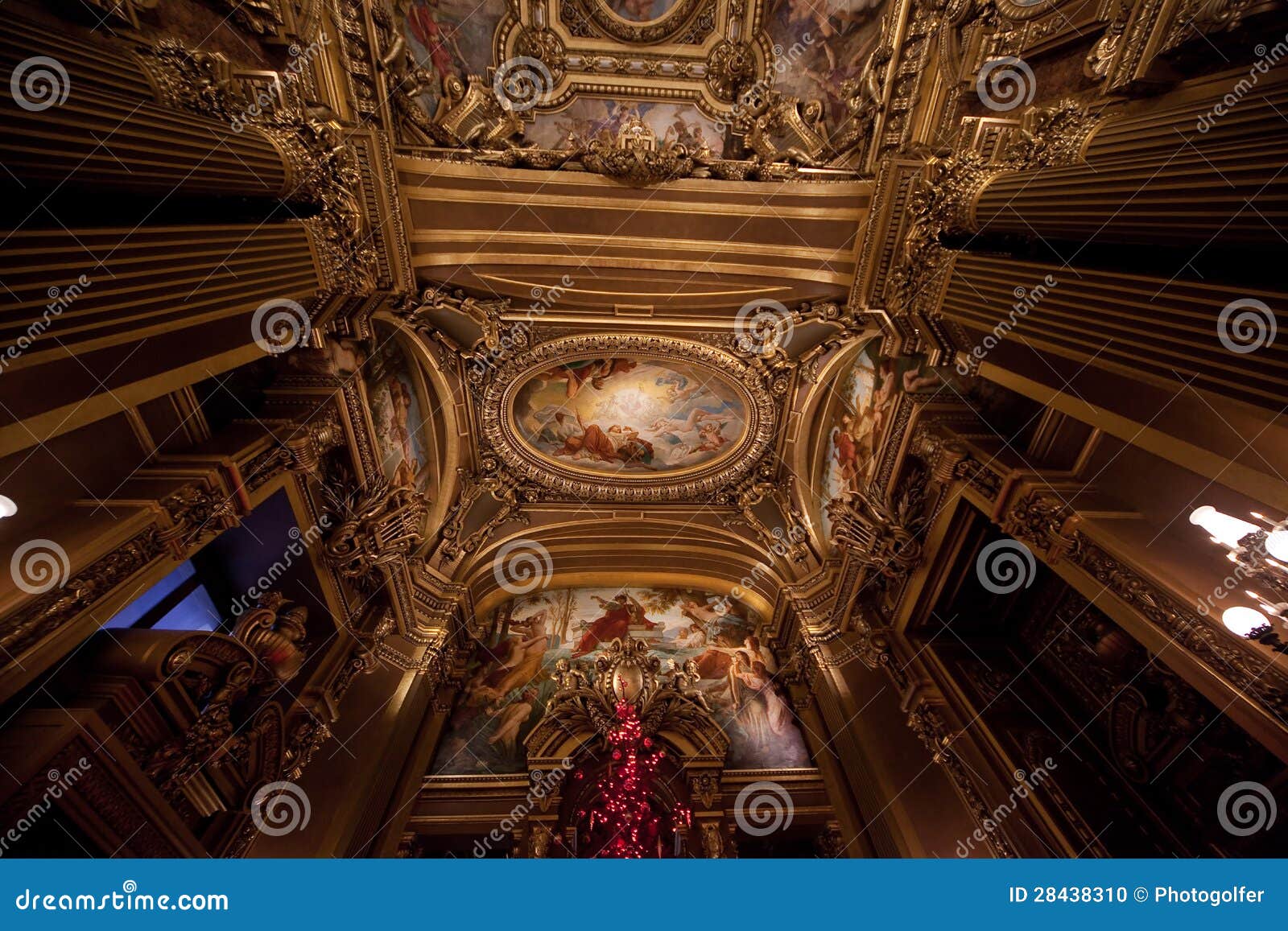 The Palais Garnier, Opera De Paris, Architectural Details Stock Photo ...