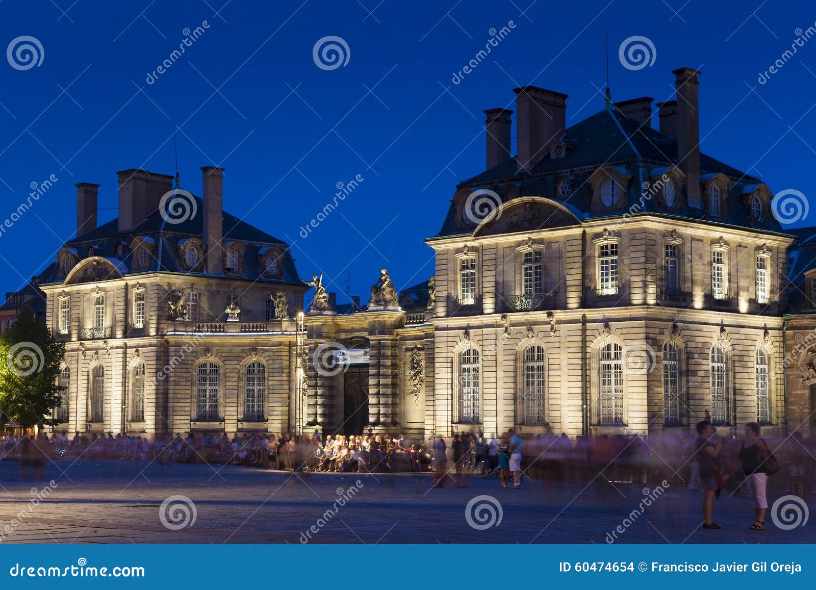 Palais Rohan, Strasburgo fotografia stock. Immagine di colore - 60474654