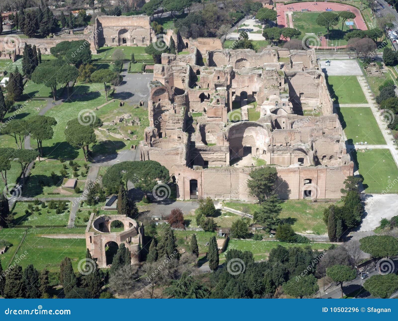 Palatine Hill ruins stock photo. Image of historic, palatine - 10502296
