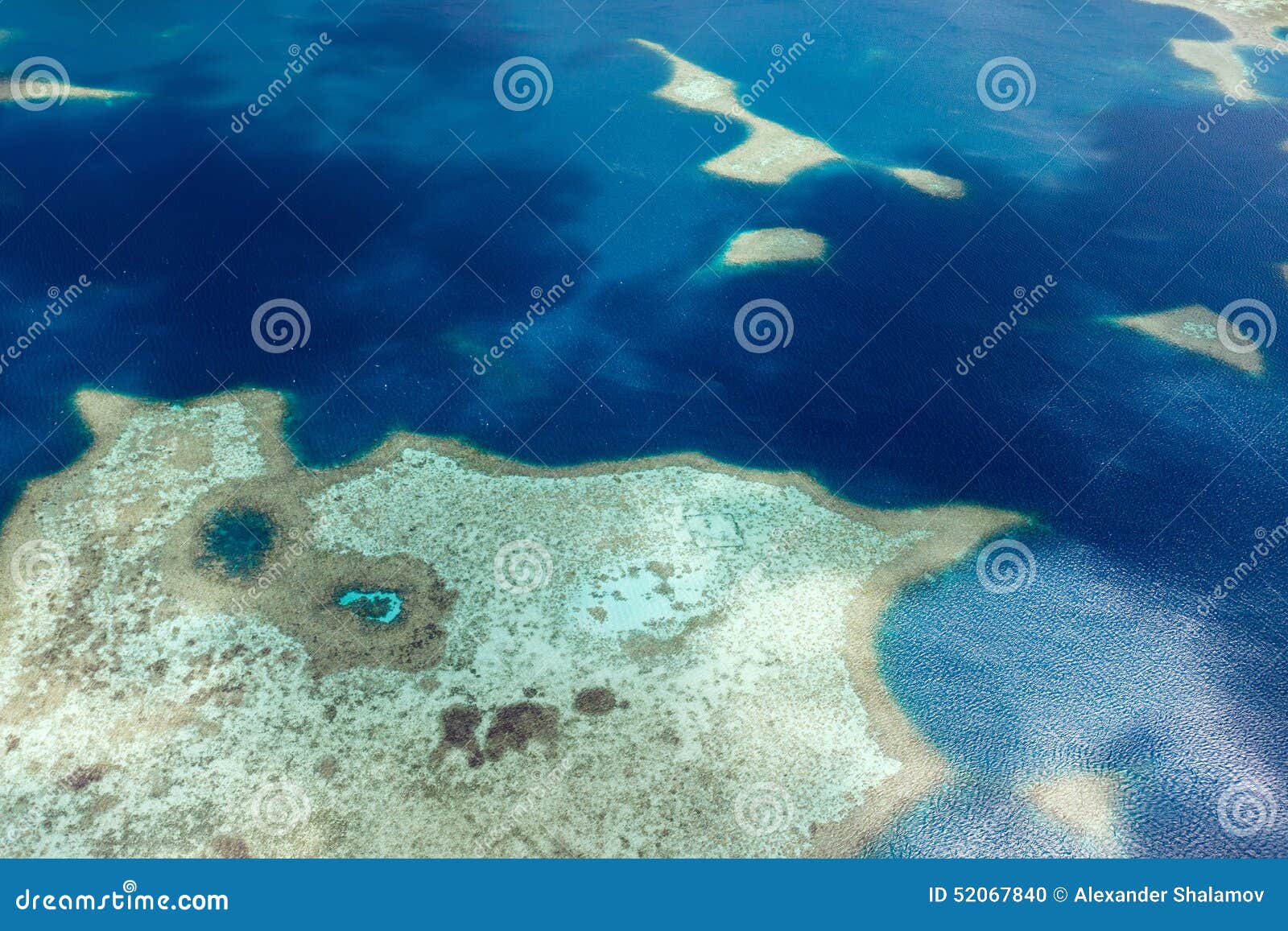 Palau islands from above stock photo. Image of summer - 52067840