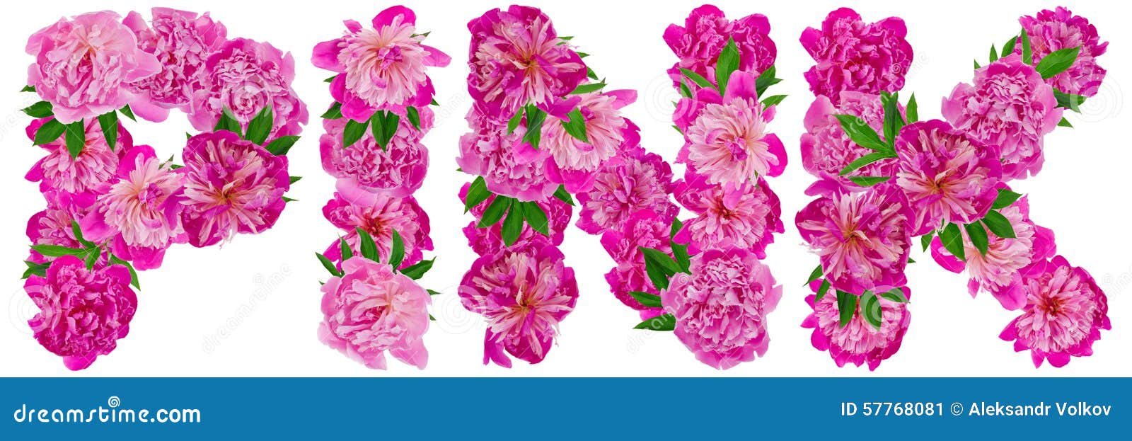 Palavra Cor-de-rosa Para Sempre Imagem de Stock - Imagem de amor ...